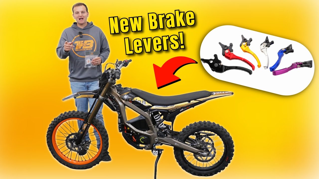 Customize Your Surron Ultra-Bee Brake Levers //How-To Install - YouTube