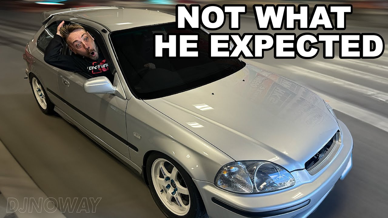 I Let My Boss Drive My 300HP K24 Swapped Civic- Much NEEDED Exhaust ...