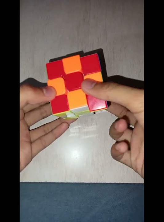 How To Make Chess Board♟️ Pattern On Rubiks Cube Chessboard