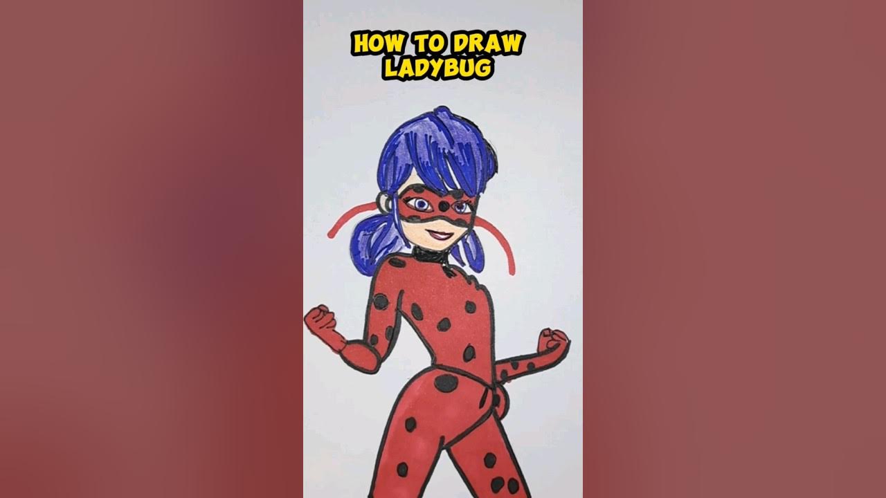 How To Draw Ladybug Miraculous How To Draw Shorts Youtube