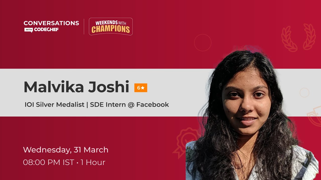 IOI Silver Midlist & 7 Star Coder #1 || Conversations With CodeChef ...