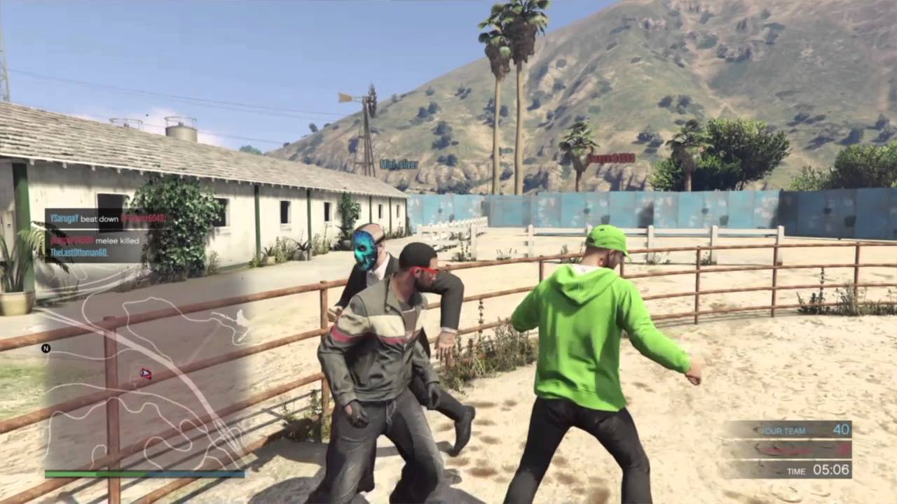 GTA5 - FIGHTS "im fun fight" - YouTube
