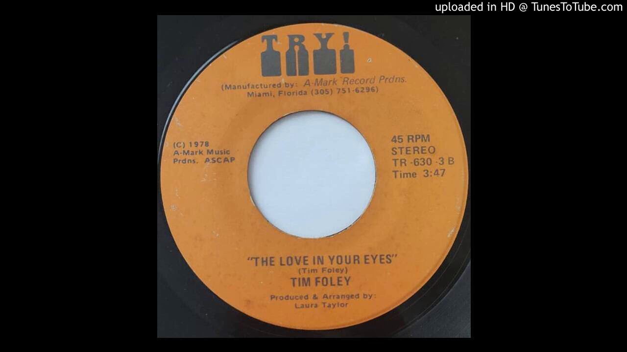 Tim Foley - The Love In Your Eyes (US 1978) - YouTube