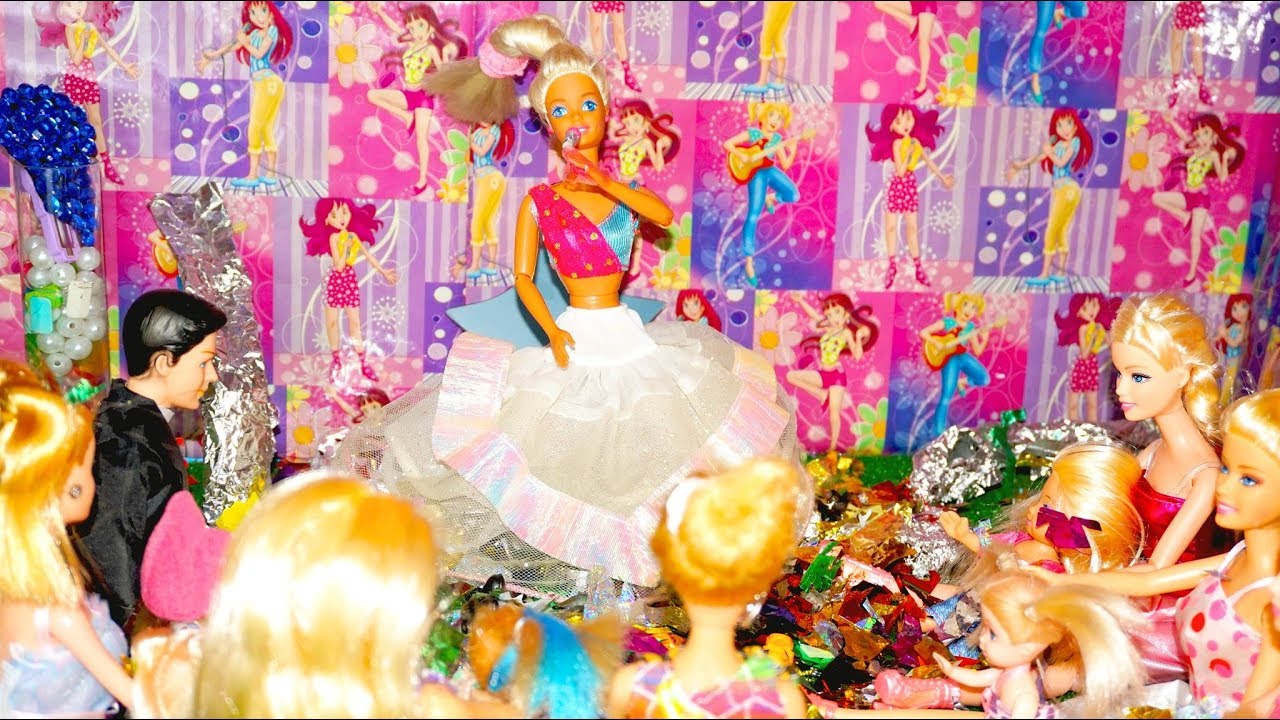 Barbie Princess Doll Popstar Singing on Concert Stage World Tour ...