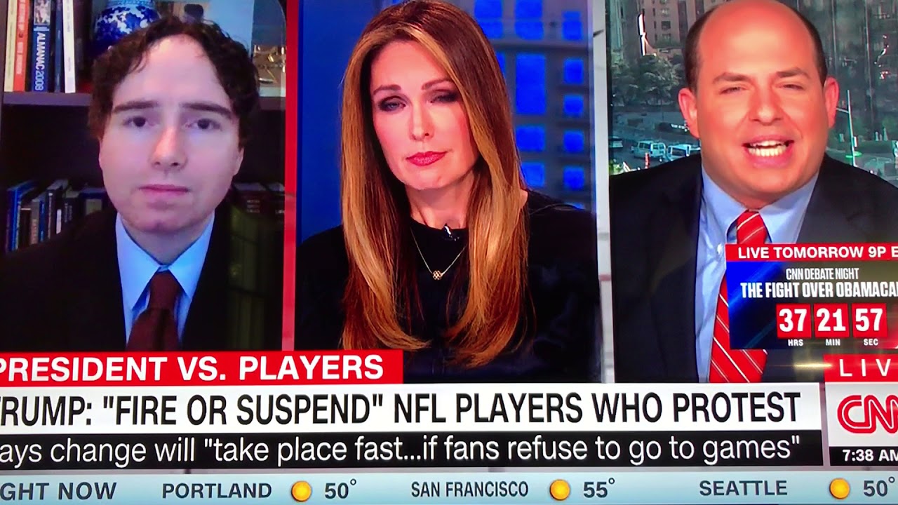 CNN Interview on President Trump and NFL - YouTube