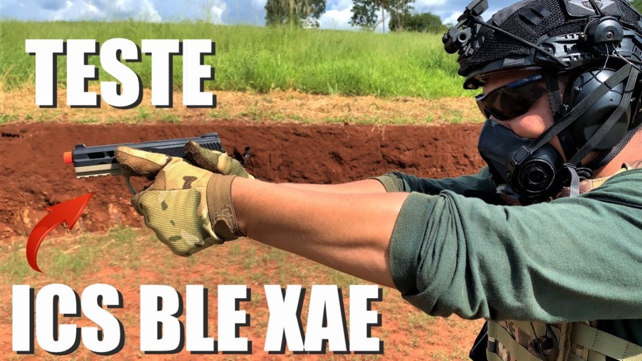 TESTE PRÁTICO AIRSOFT GBB | ICS BLE 006 XAE - YouTube