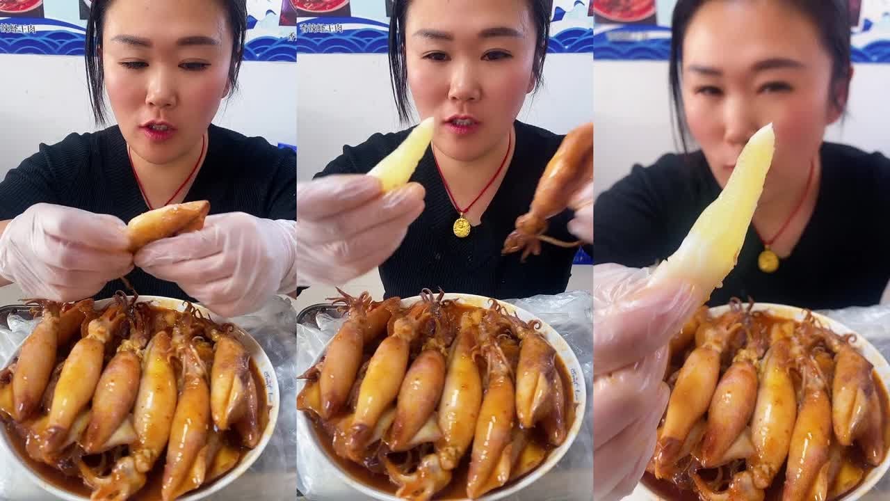 Asmr Spicy Seafood Boil Crab Octopus Scallop Enoki Mushroom Youtube