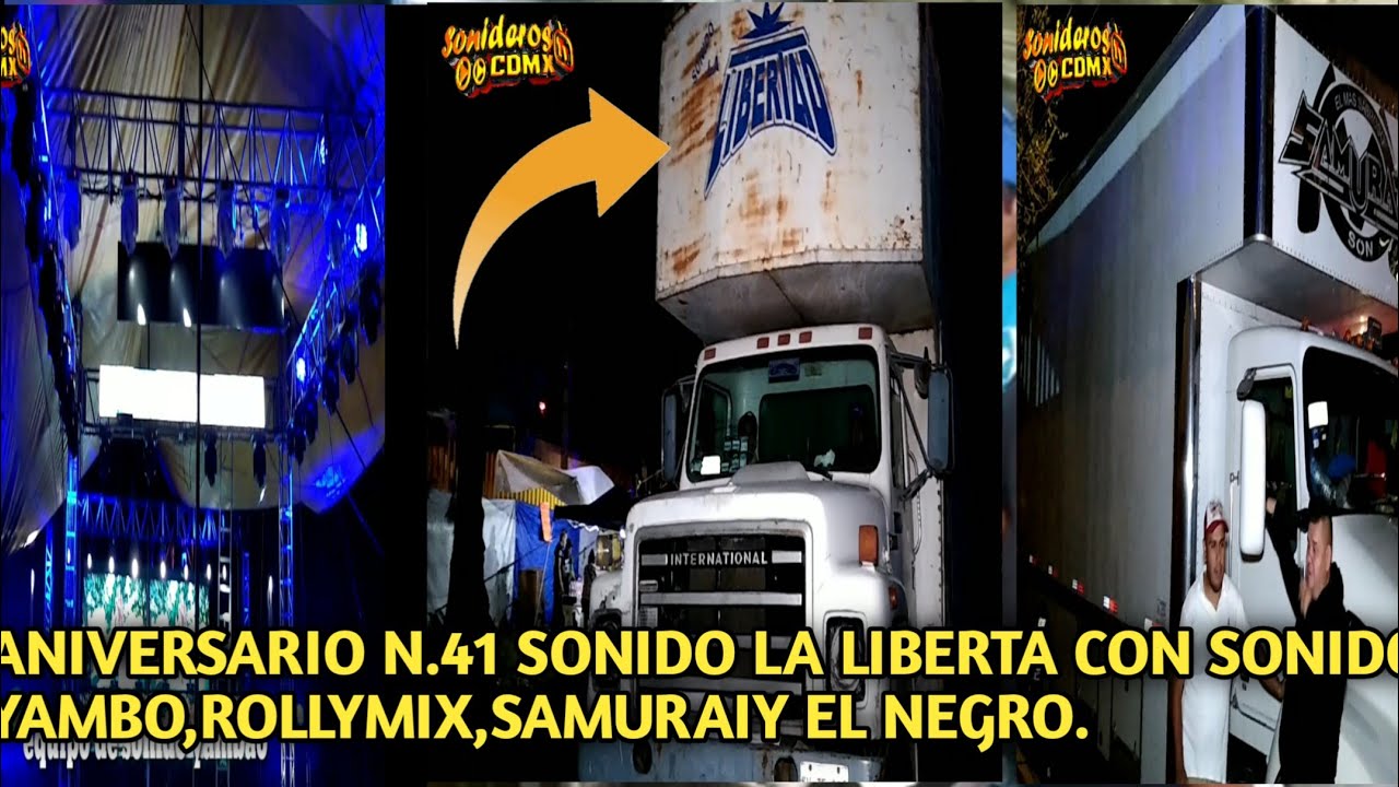 ANIVERSARIO N.41 LA LIBERTAD ASI INSTALAROS SUS EQUIPOS SONIDO YAMBO ...