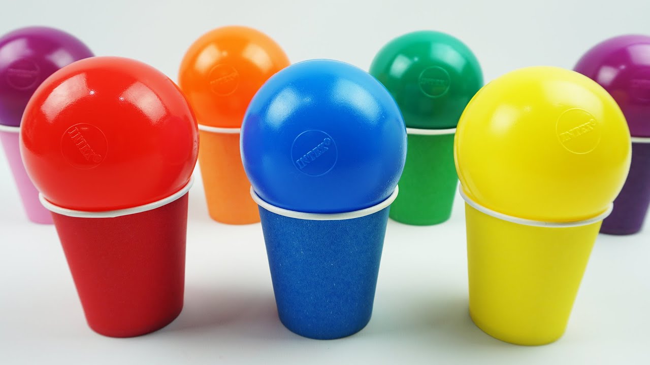 Color Balls Surprise Cups Pokemon Go toys, Diseny Surprise Eggs, Frozen ...