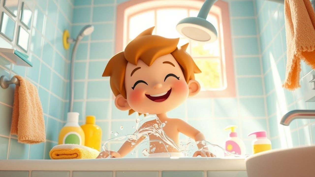 BATH TIME song| Nursery Rhymes for kids - YouTube