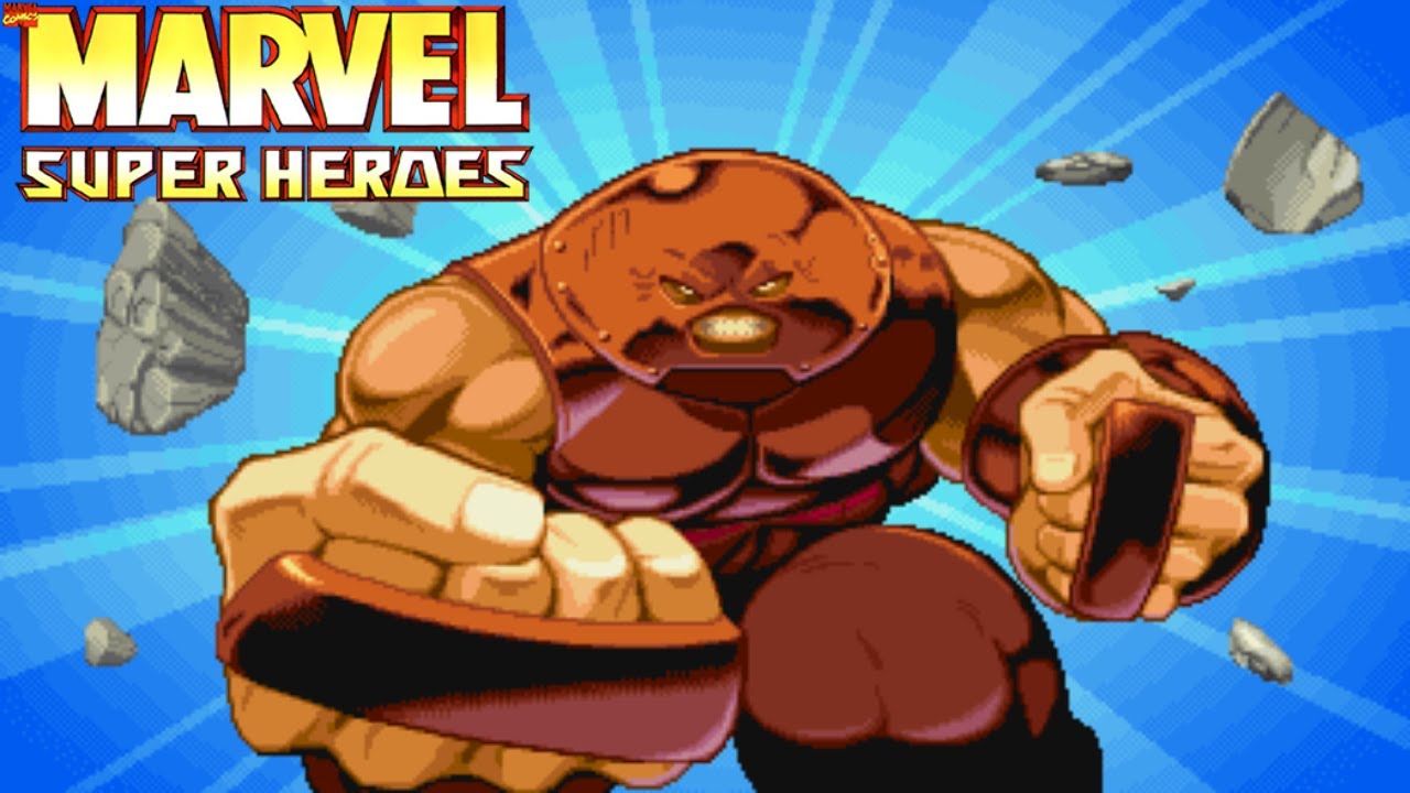 Marvel Super Heroes (PSX) Juggernaut Playthrough - YouTube