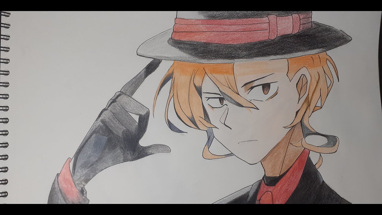 Draw De Chuya Nakahara (Drawings ART) - YouTube