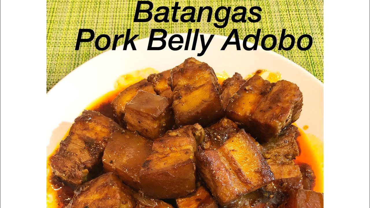 Batangas Pork Belly Adobo #pulutan#pangulam#porkadobo#adobongbaboy# ...