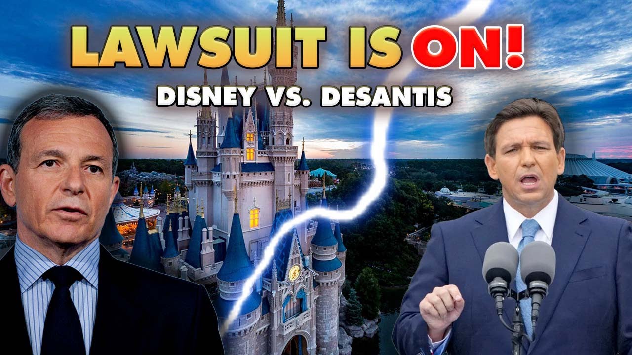 Disney sues Ron DeSantis | Crazy or can Disney win? - YouTube