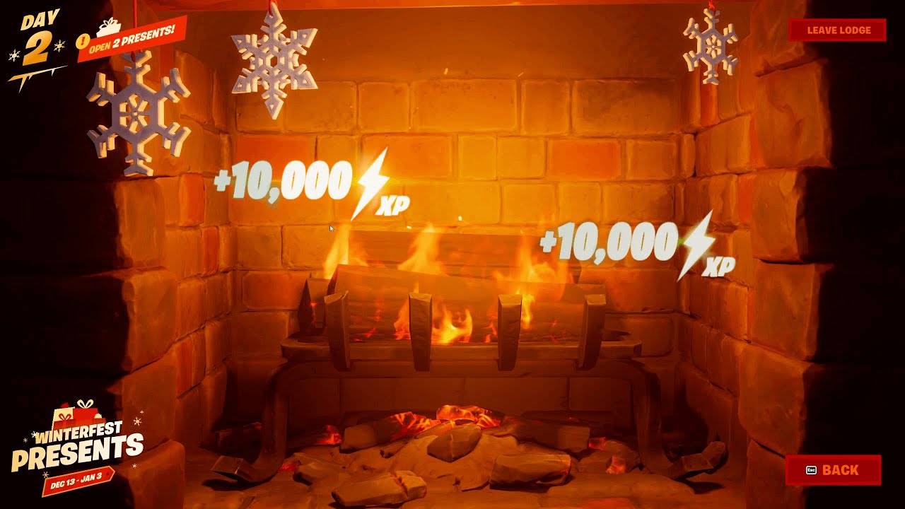 Winterfest XP in the lobby 💀 - YouTube