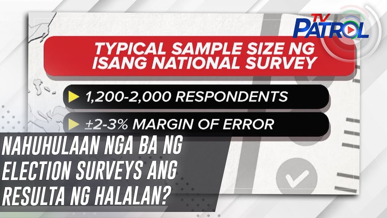 Nahuhulaan nga ba ng election surveys ang resulta ng Halalan? | TV ...