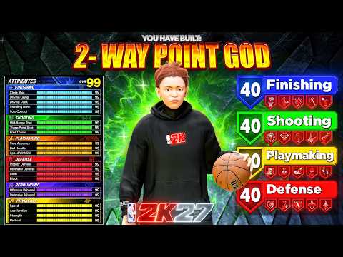 MOST OVERPOWERED COMP 6'7 DEMIGOD BUILD IN NBA 2K27
