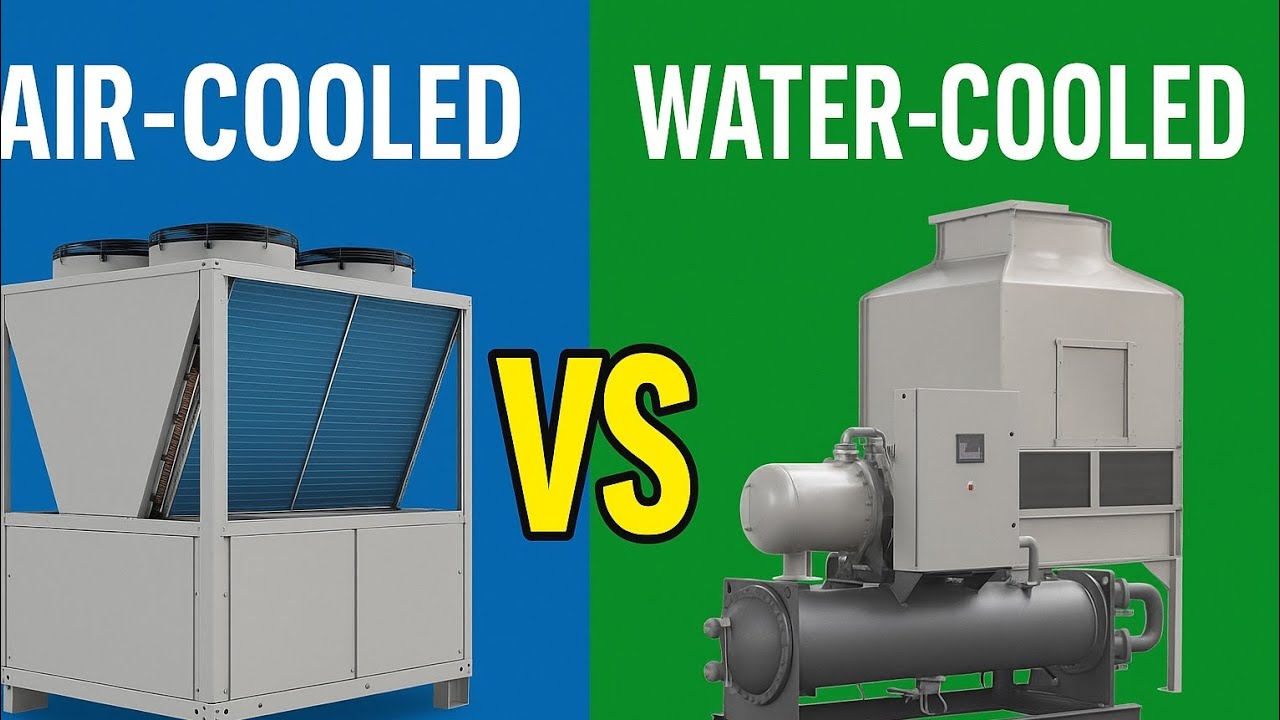 Air Cooled vs Water Cooled Chiller | Types of chiller based on ...