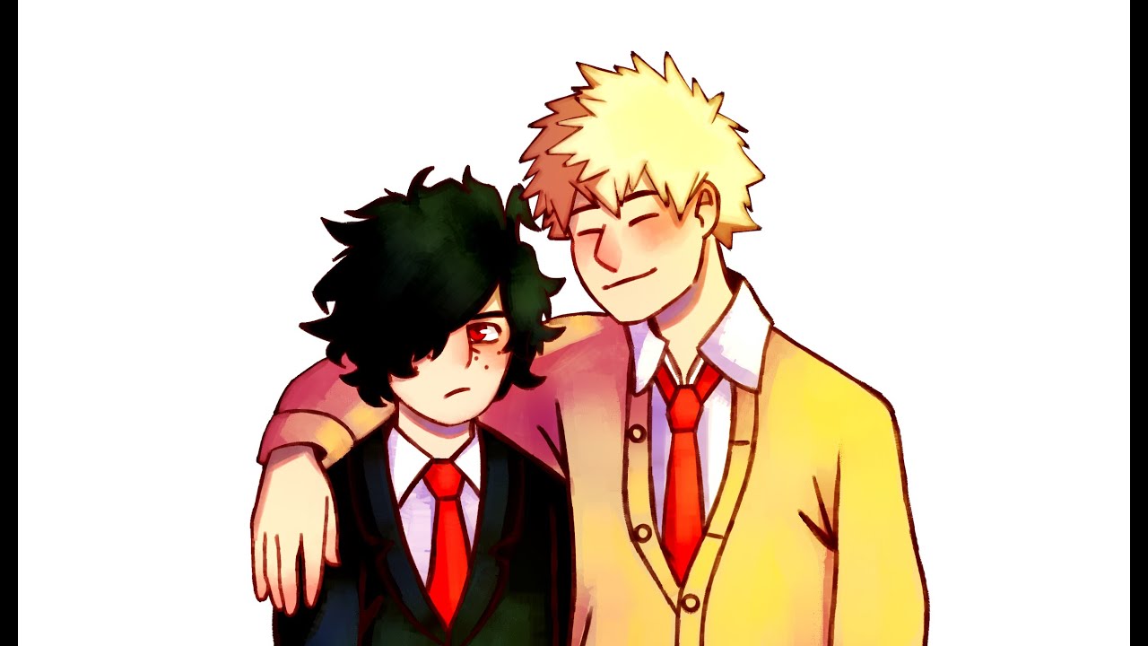 Baku-Deku prototype -Bnha- SPEEDPAINT - YouTube