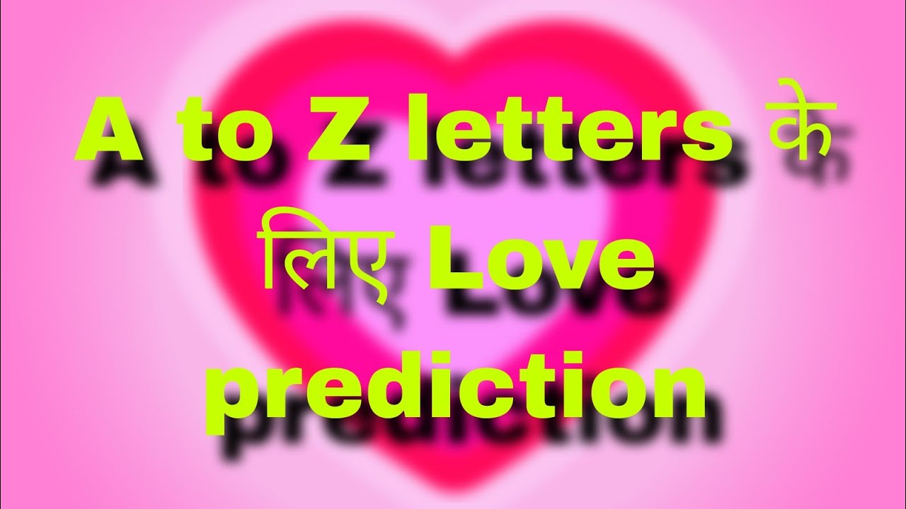 A to Z letters के लिए Love prediction #candle #tarot # ...