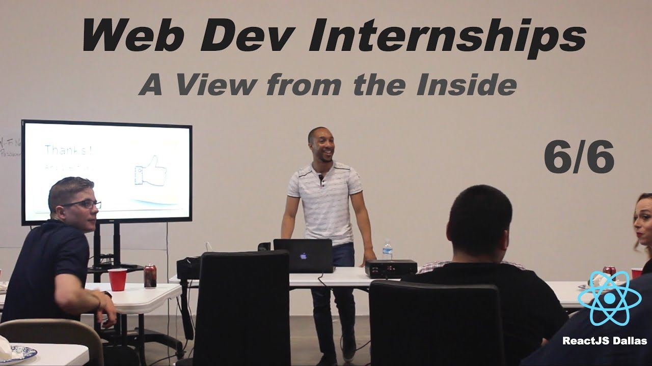 Web Development Internships Live Q&A Session - ReactJS Dallas Tech Talk 6/6 - YouTube