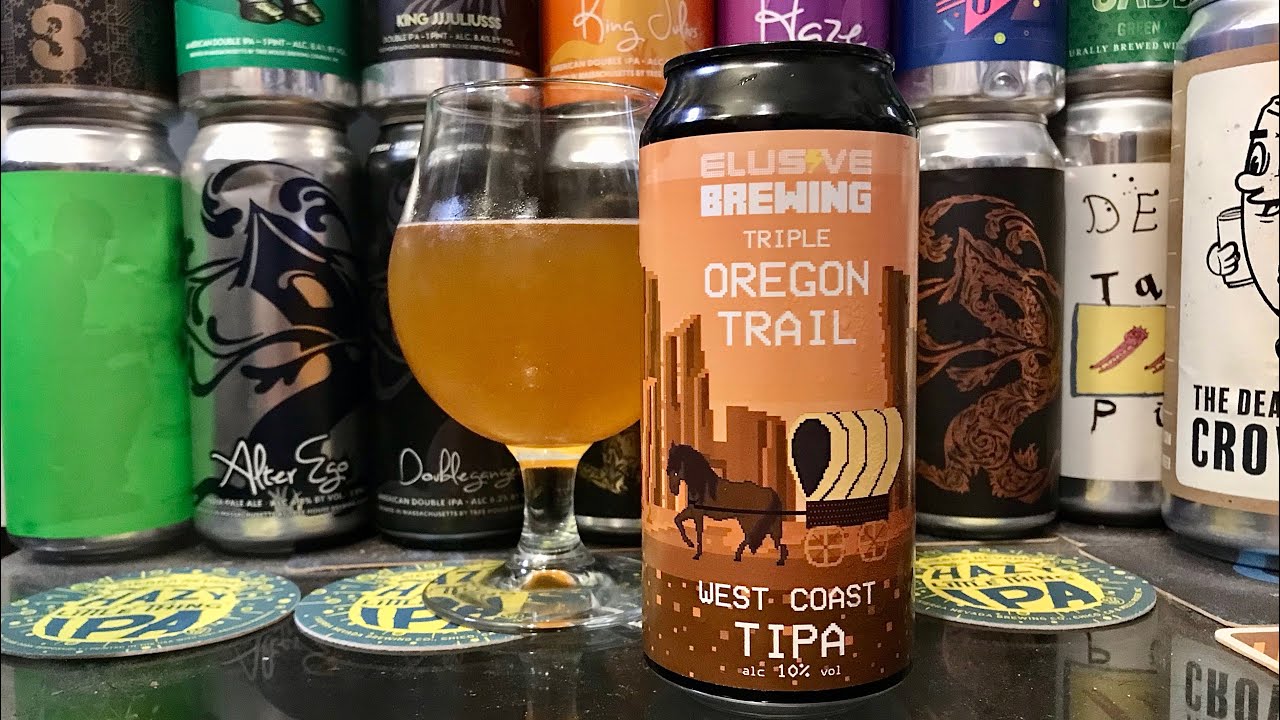 Elusive Brewing | Triple Oregon Trail - Triple West Coast IPA | # ...