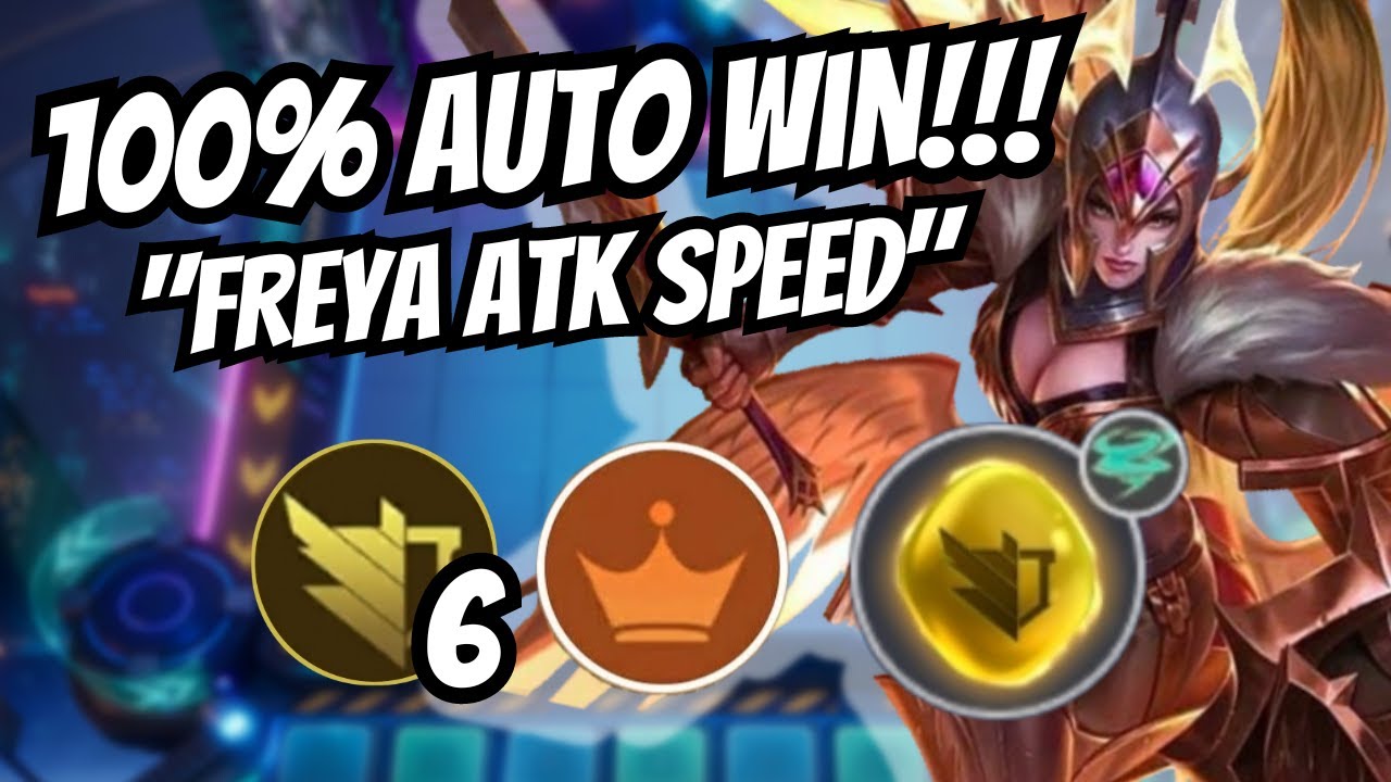 100% AUTO WIN! ATK SPEED FREYA SABER PRINCE SYNERGY | MOBILE LEGENDS ...