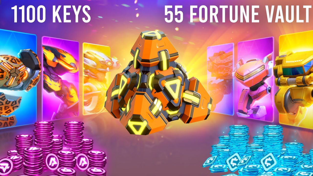 Mech Arena 1100 KEYS - 55 Superior Fortune Vaults Opening - Acoins ...