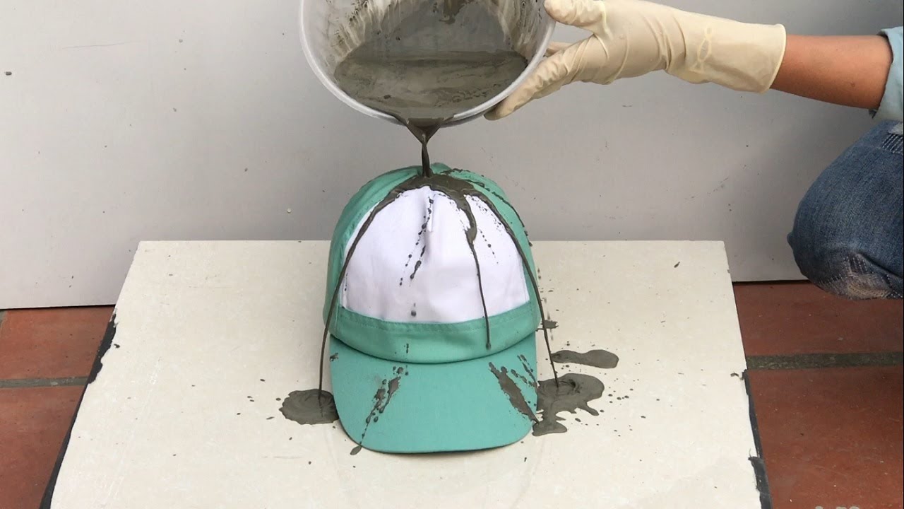 Unique Cement Ideas From The Caps / Beautiful Cement Garden Design ...