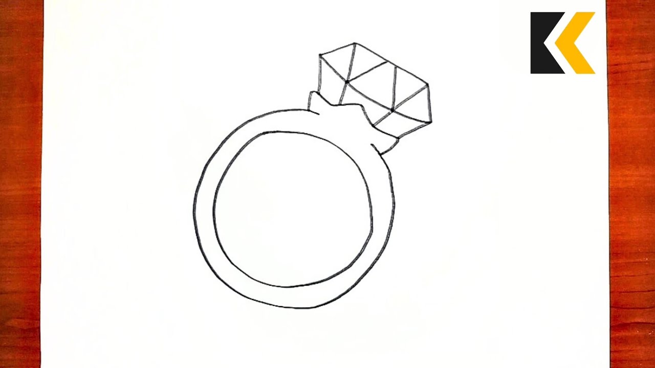 How To Draw A Ring | Draw Accessories Easily - YouTube