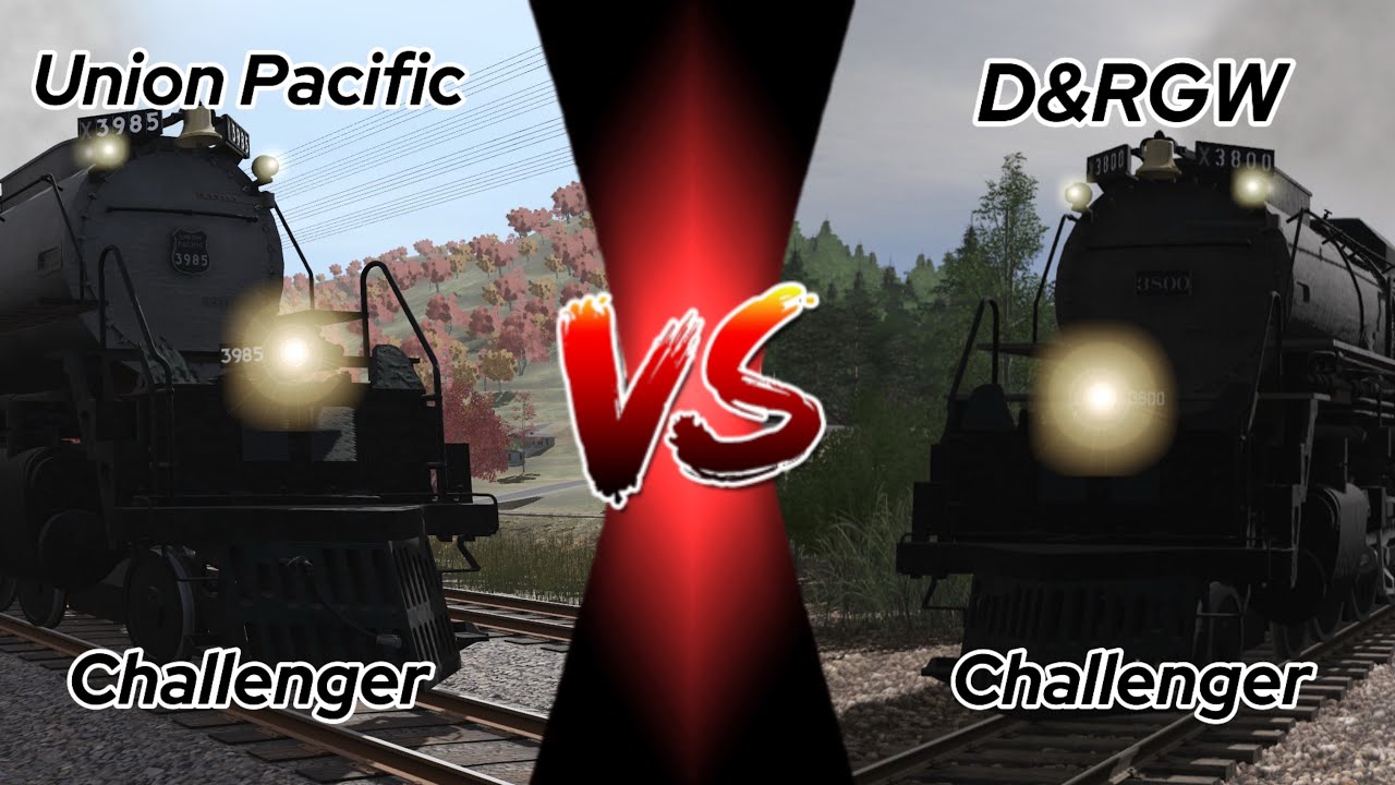 Challenger Showdown: UP vs. D&RGW - Trainz 2019 - YouTube
