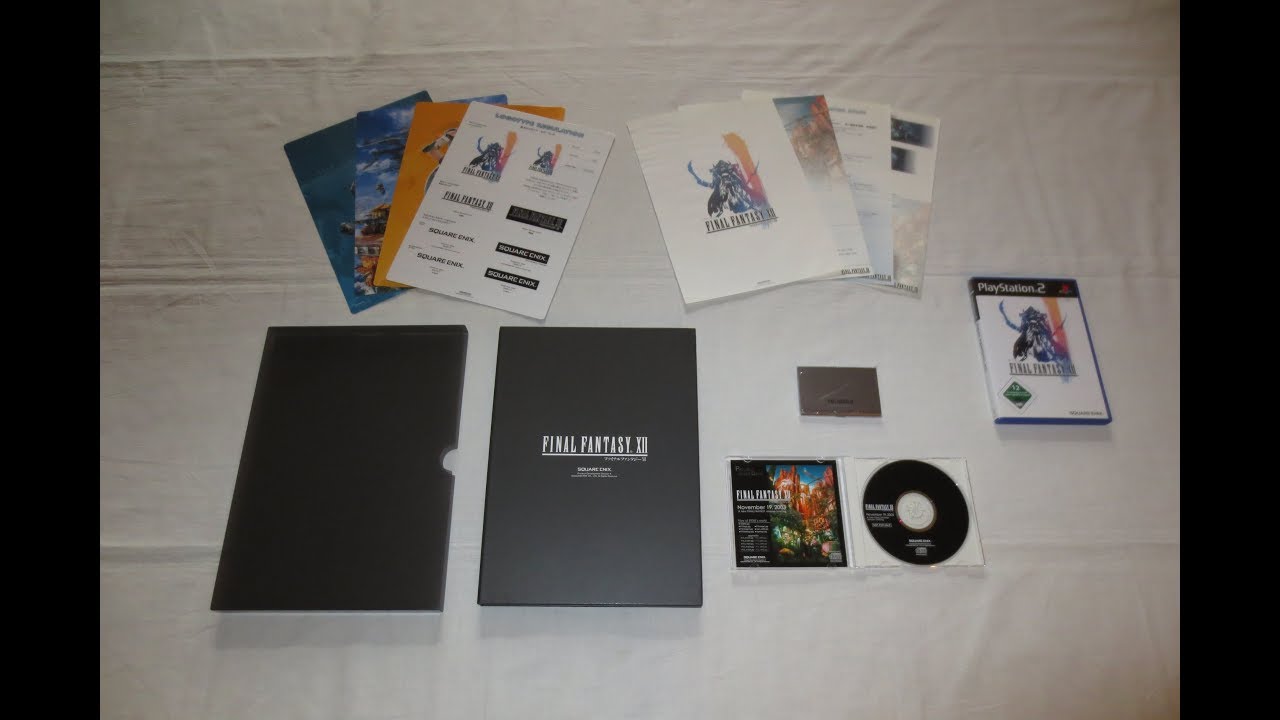 Retro Video Game Promo Collection (PART 86) - Final Fantasy XII Press ...