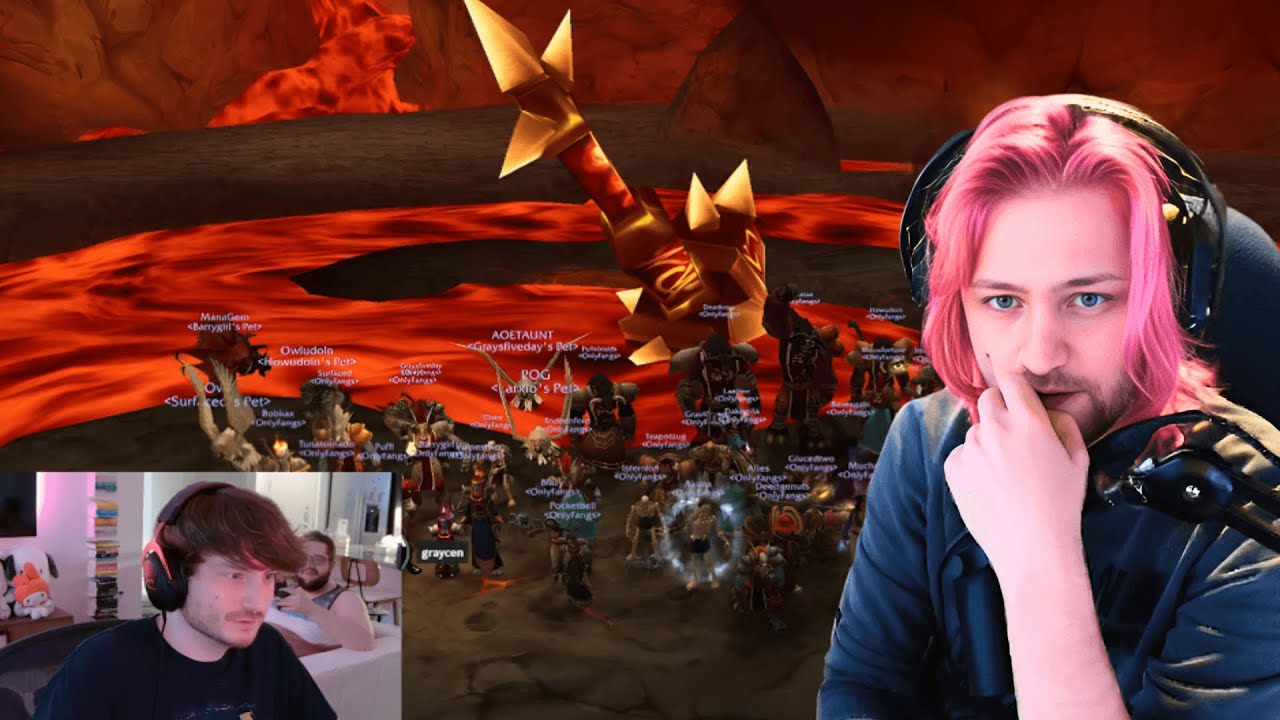 Graycen Leads the OnlyFangs Molten Core Raid - YouTube