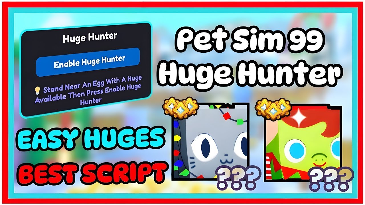 🎅 Pet Sim 99 Script | Huge Hunter | New Update🎄 - YouTube