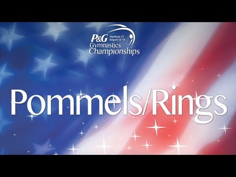 2013 P&G Gymnastics Championships - Sr. Men's Podium Training - Pommel Horse/Still Rings