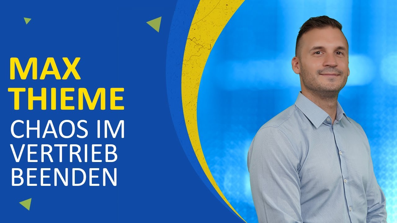 Max Thieme: Chaos im Vertrieb beenden - durch die Pipedrive CRM ...