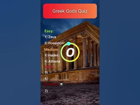Greek Gods Quiz - YouTube