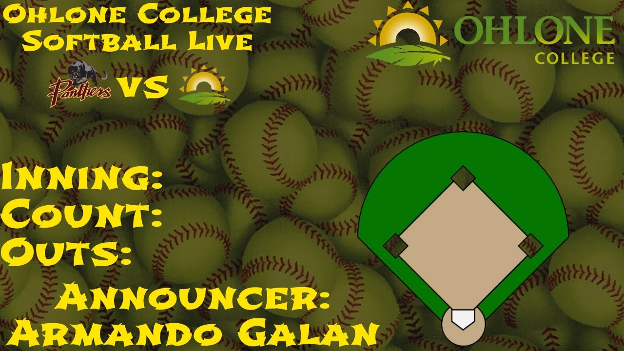 CCCAA Women's Softball: Hartnell College (14-12-1) Ohlone College (8-16 ...