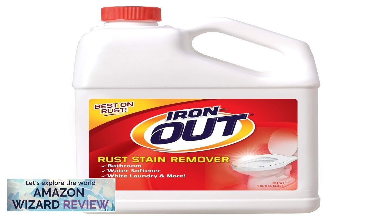 Iron OUT Powder Rust Stain Remover Remove and Prevent Rust Stains in ...