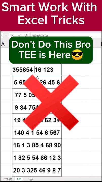 Delete Extra Spaces in Excel | Excel for fresher #excel #exceltips #data #shorts - YouTube