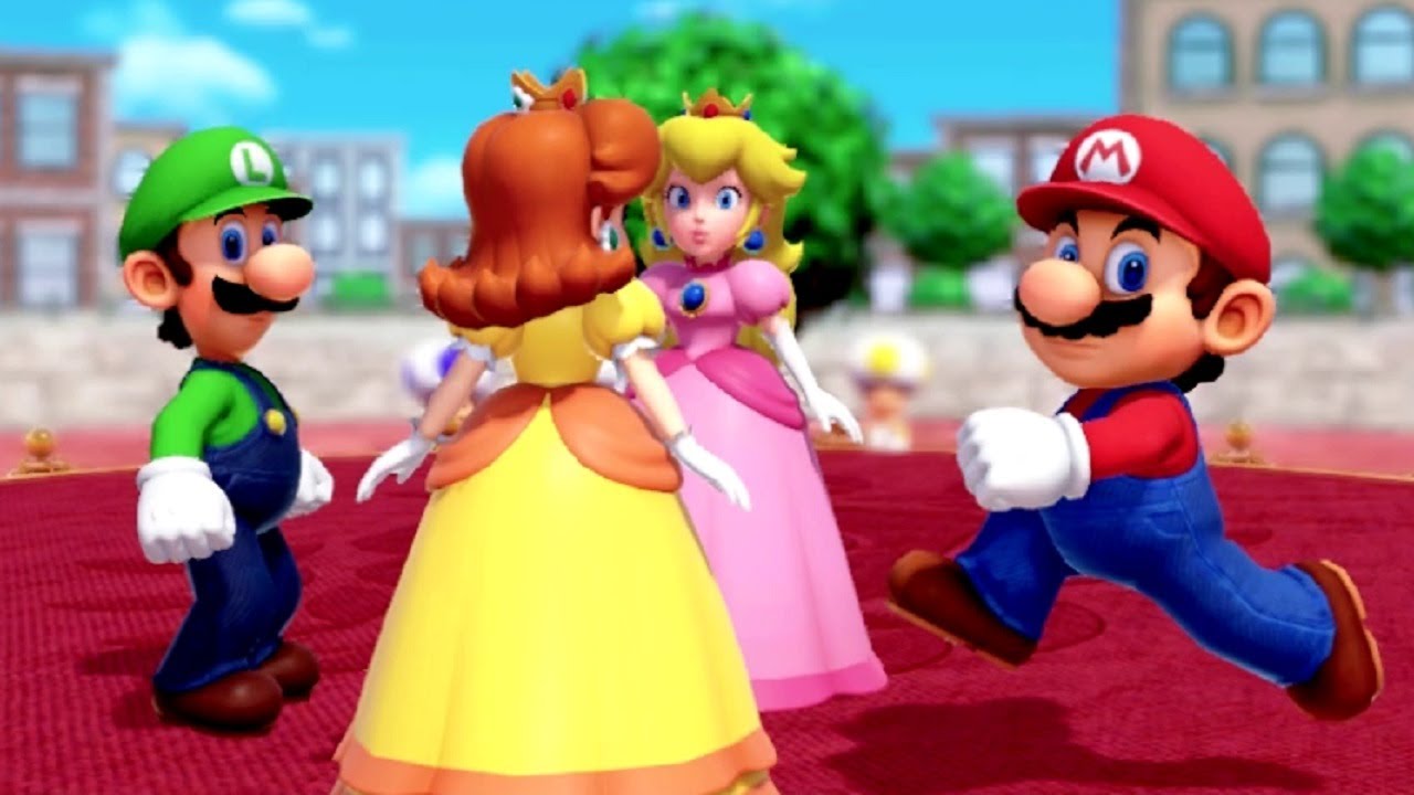 Super Mario Party - All Funny Minigames - YouTube