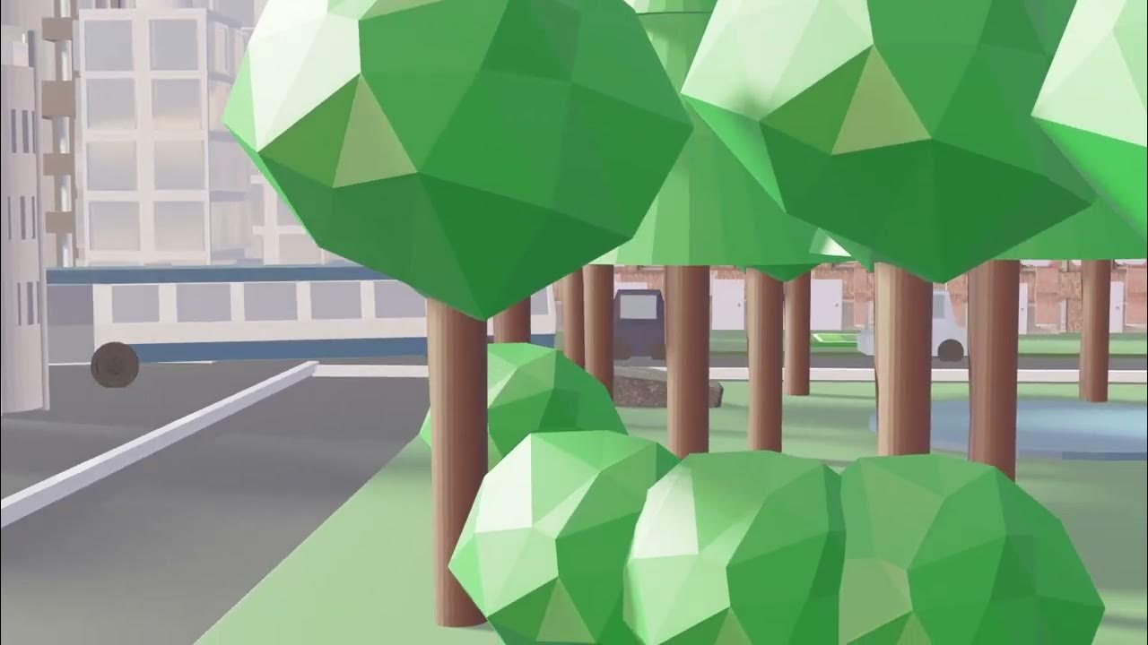 cidade low poly - YouTube