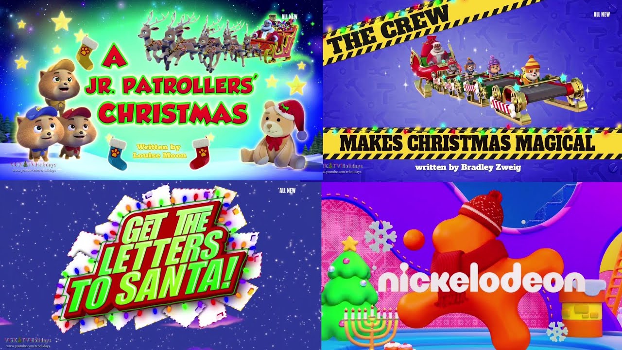 Nickelodeon Junior Premiere Christmas Specials Opening and Ending ...