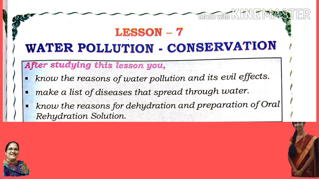 Class-4 EVS chapter- 7 Water pollution-Conservation - YouTube