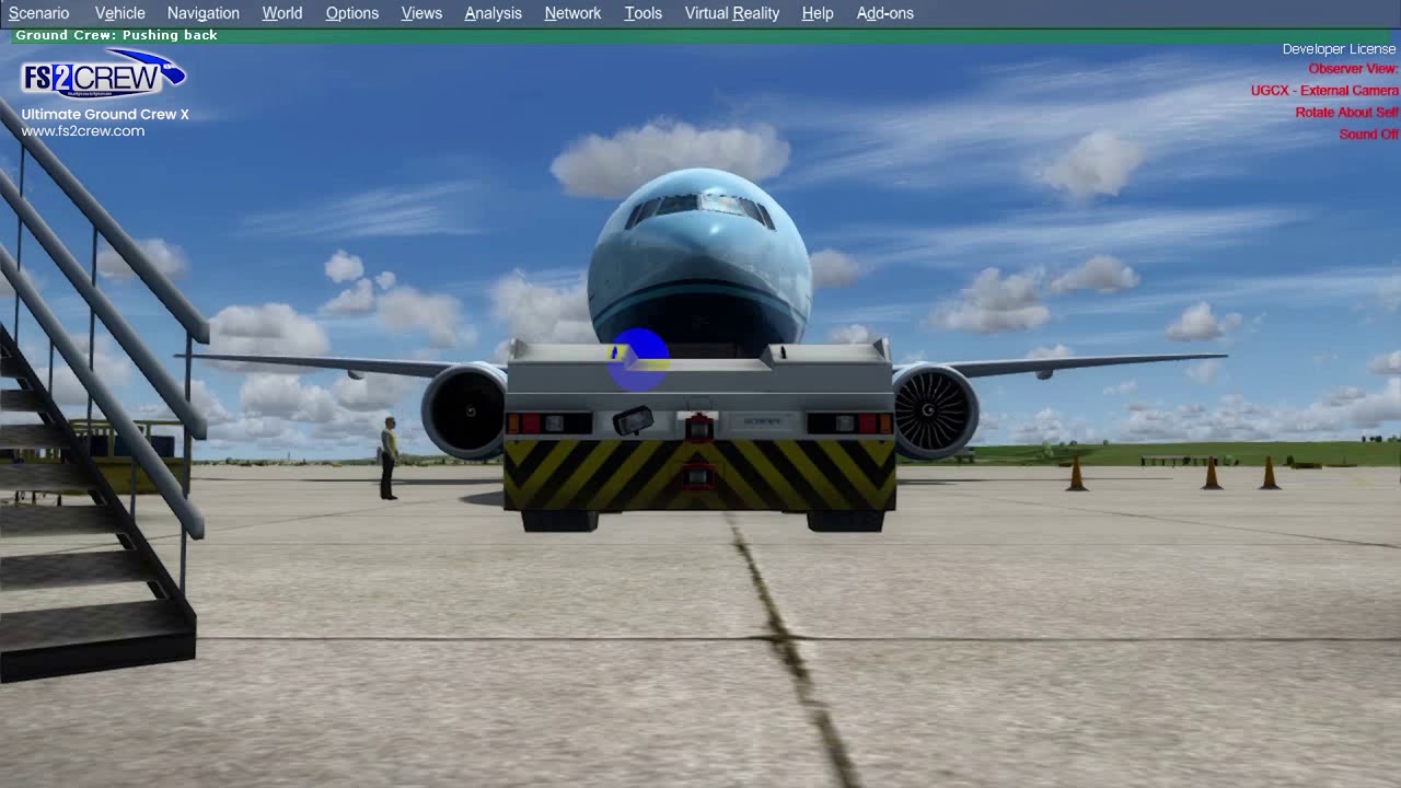 Ultimate Ground Crew X V1.7 Training Video - External Cameras - YouTube