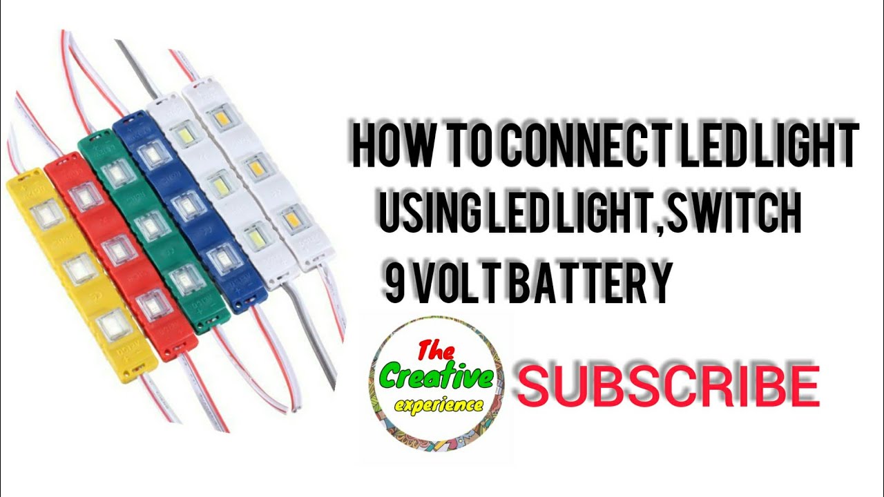 How to connect LED||light ( 3 strips light||. - YouTube