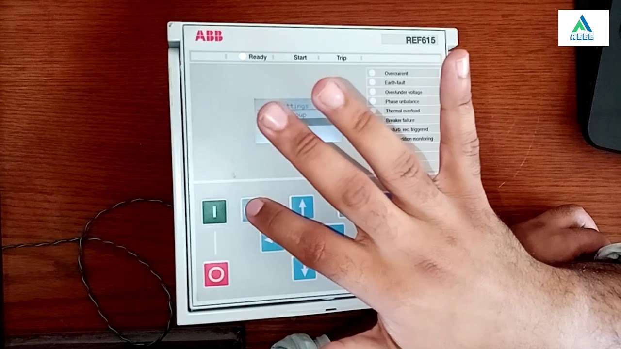 شرح كامل لجهاز REF 615 مع شح طريقه عمل CLAER &RESET لل FAULTS وكمان لل ...