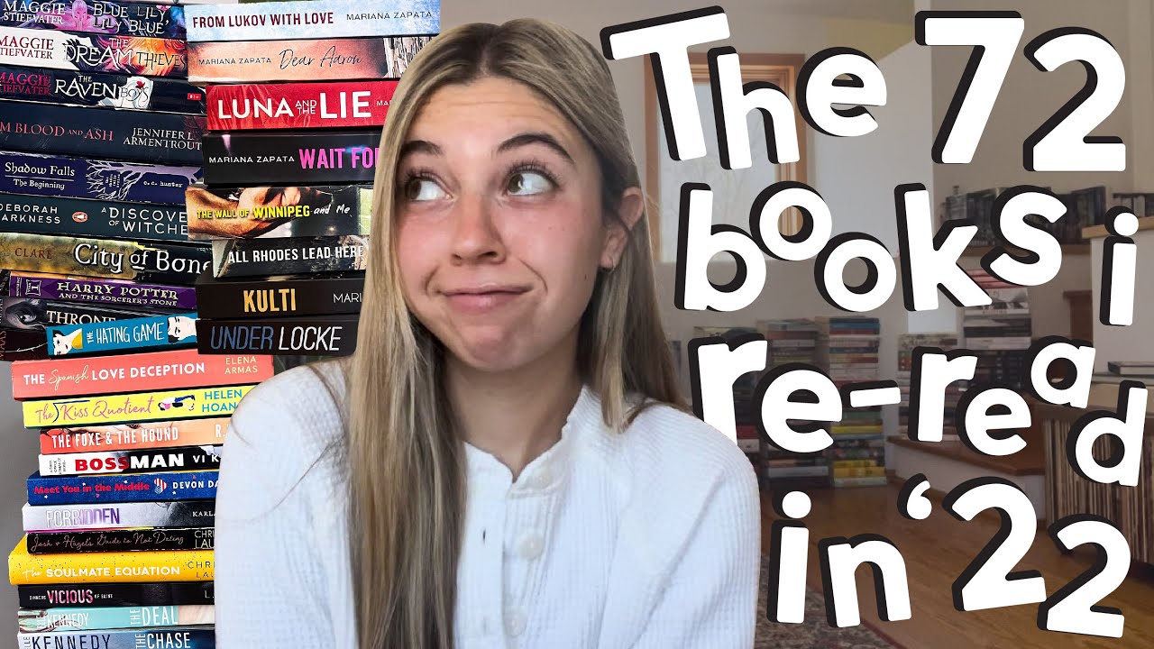 the 72 books I re-read in 2022 - YouTube