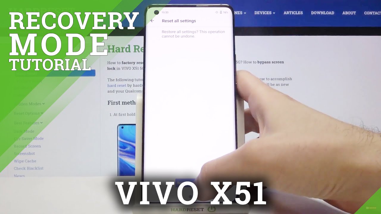 How to Enter Recovery Mode in VIVO X51 5G – Recovery Features - YouTube