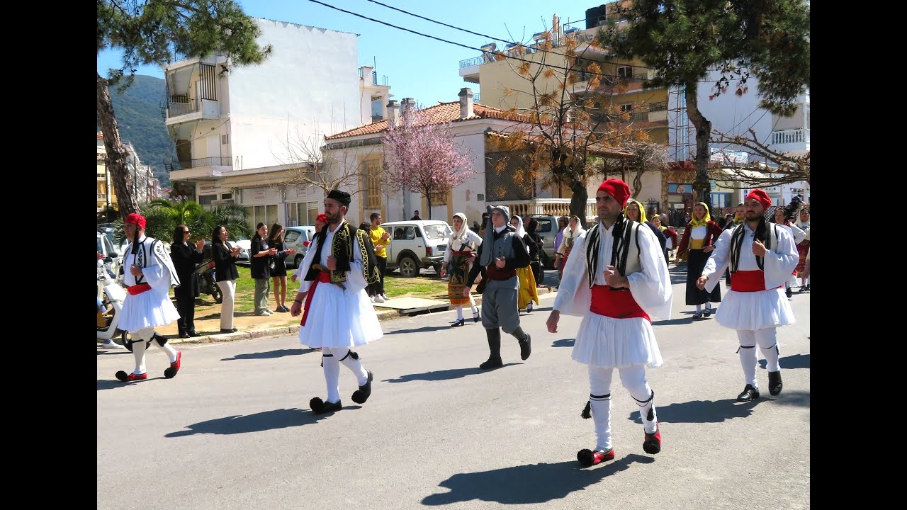 ΧΟΡΕΥΤΙΚΟΣ ΣΥΛΛΟΓΟΣ ΑΙΔΗΨΟΥ-Παρέλαση 25ης Μαρτίου 2023 - YouTube